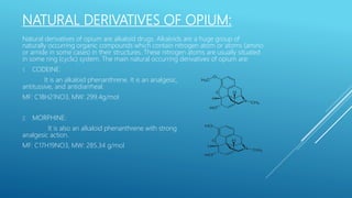 Classification and analysis of narcotics | PPTX