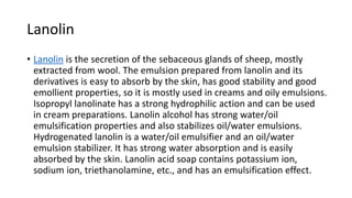 Classification and application of natural surfactants | PPTX