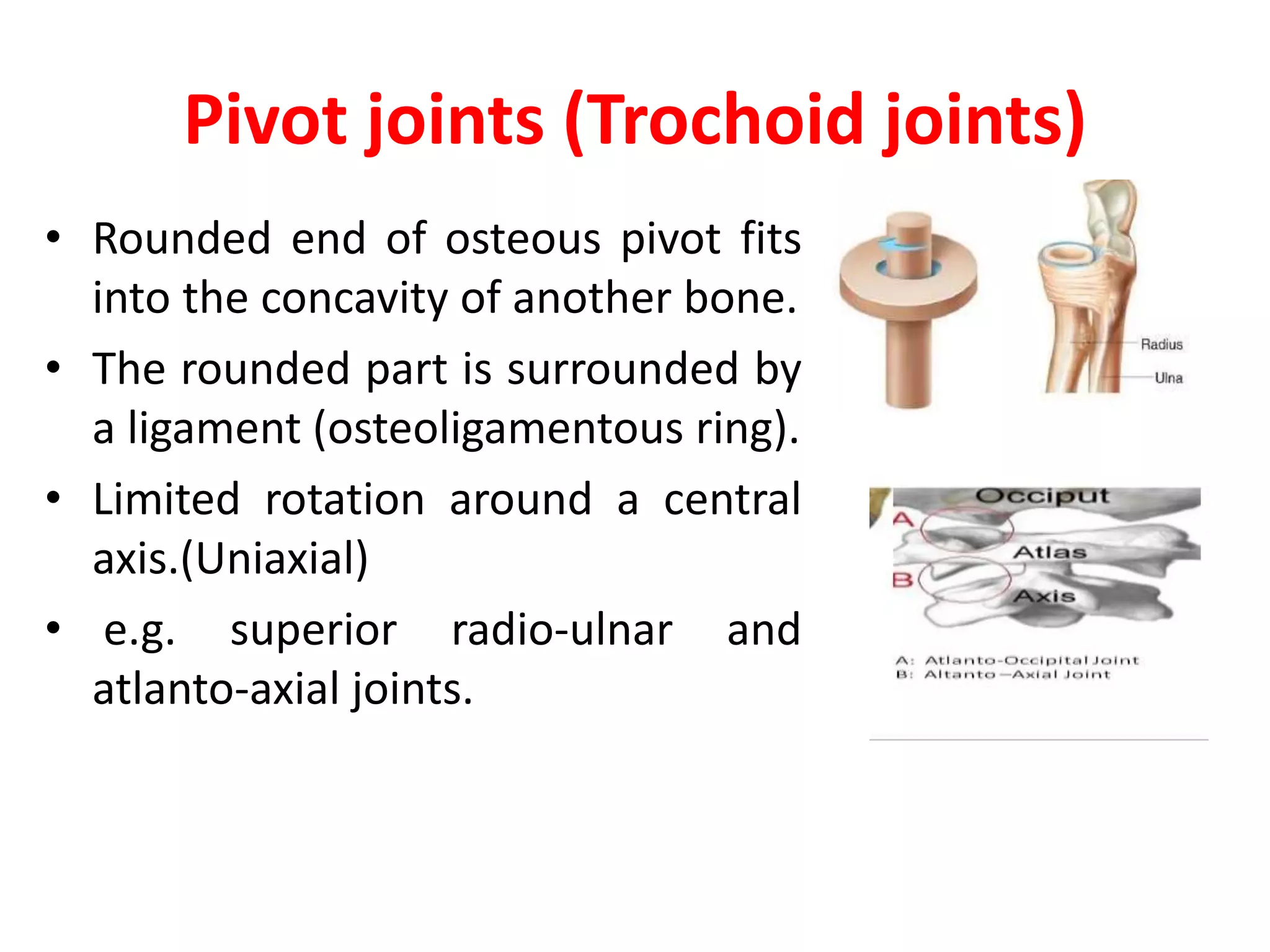 Classification and applied aspects of joints | PPTX
