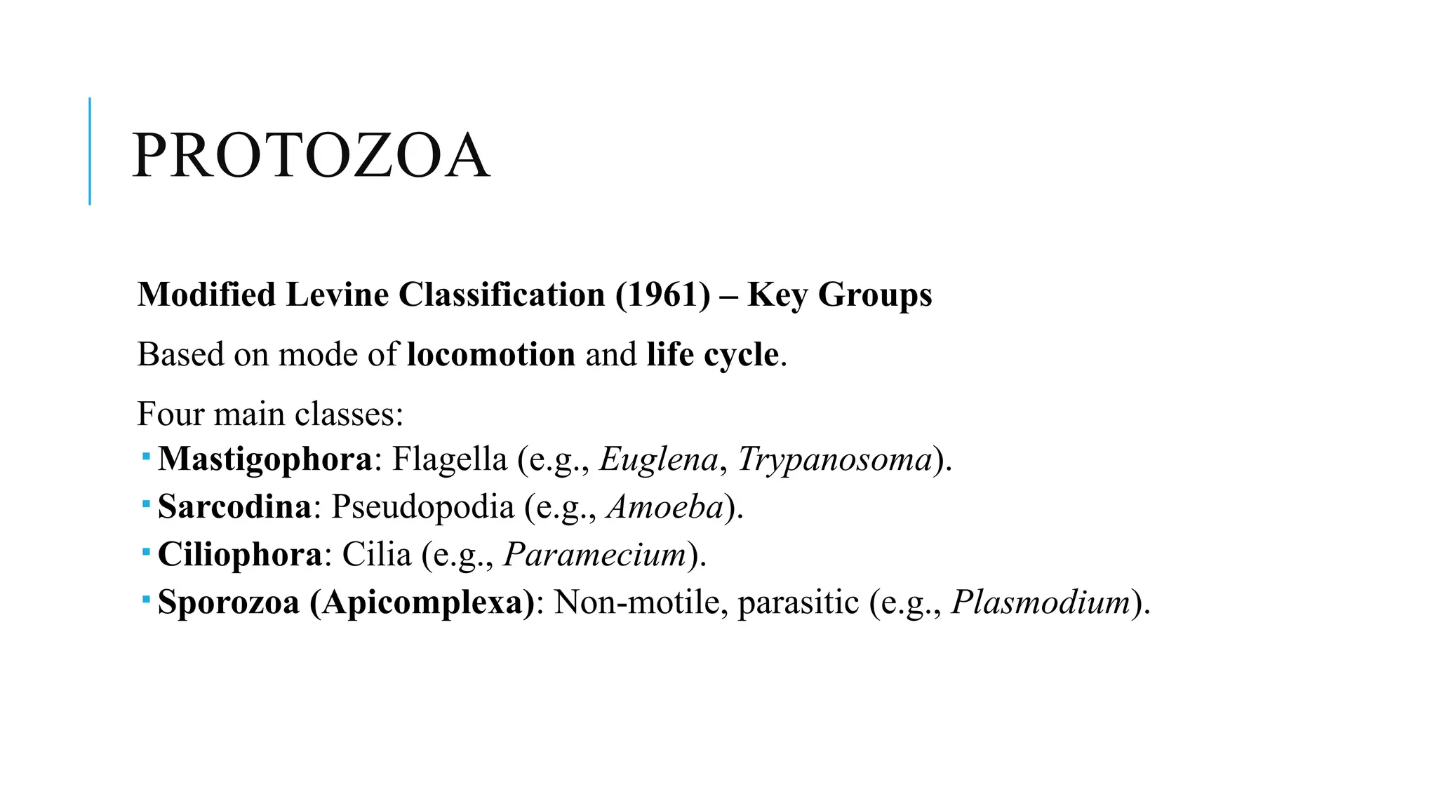 CLASSIFICATION AND BASICS OF ALGAE AND PROTOZOA.pptx