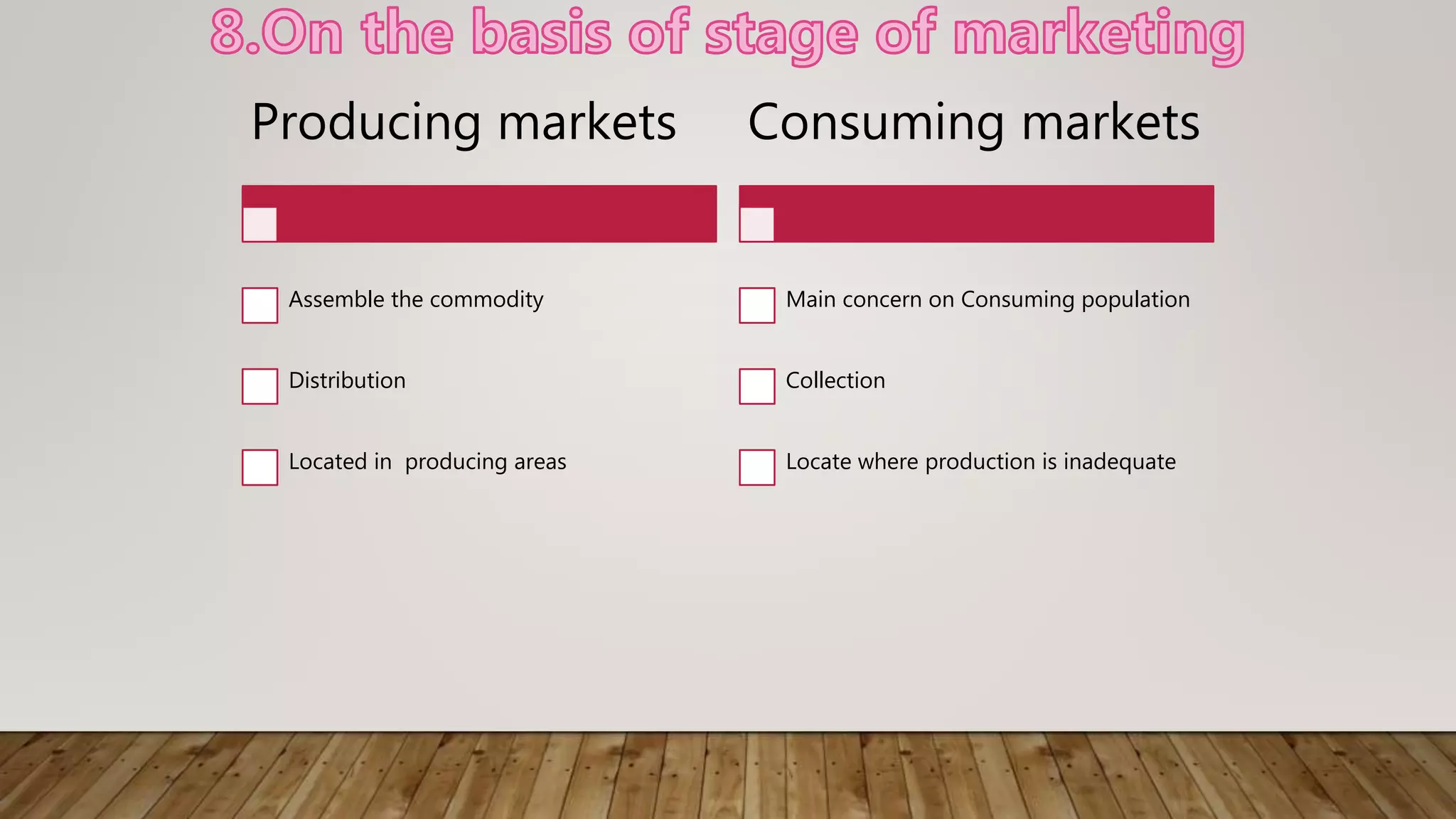Classification and characteristics of agricultural market | PPTX