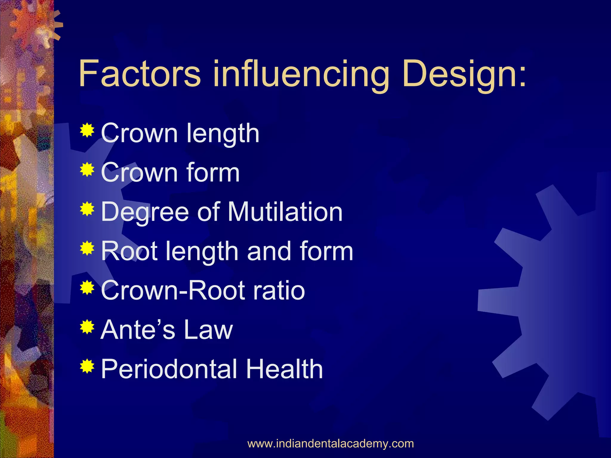Classification and configuration for fpd/dental courses | PPT