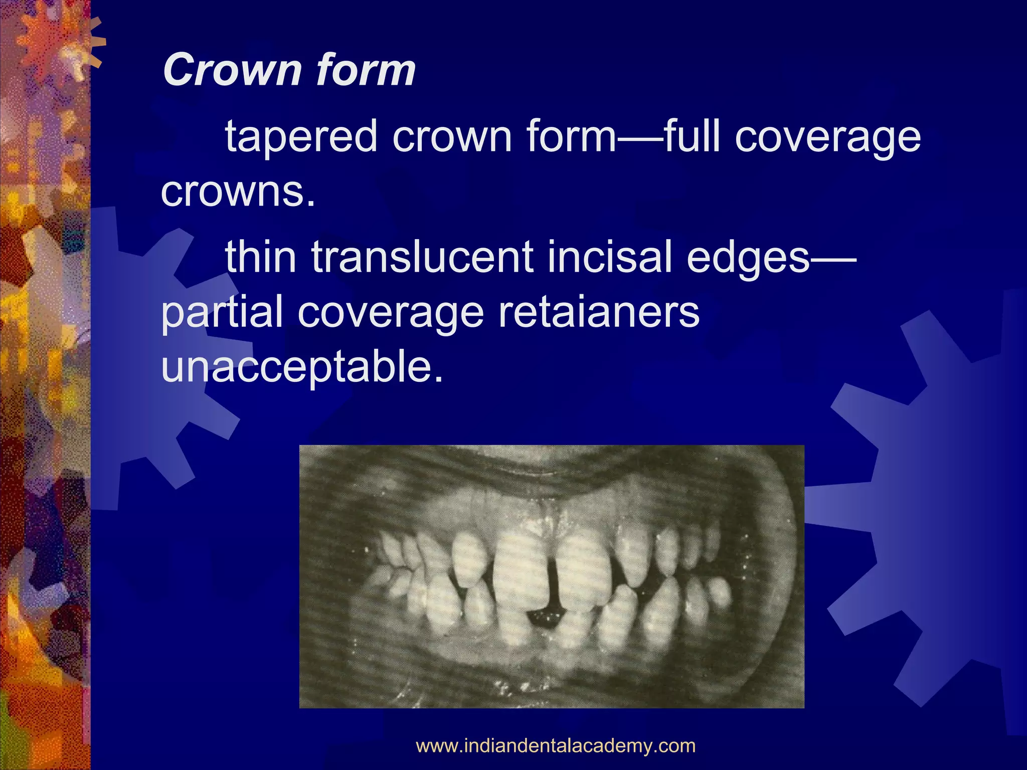 Classification and configuration for fpd/dental courses | PPT