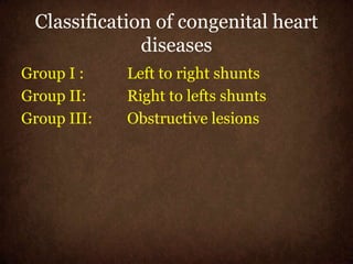 Congenital Heart Defects Classification