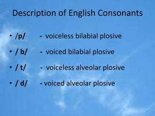 Classification and description of consonants.ppt