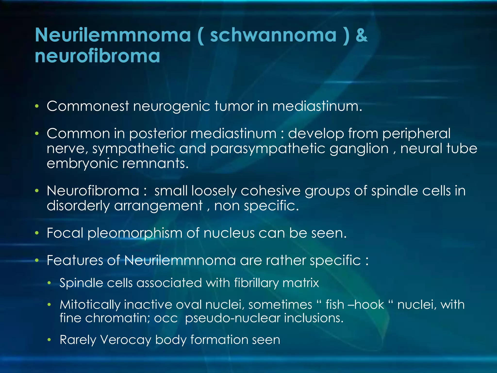 Classification and diagnostic approach to fnac of mediastinal | PPTX