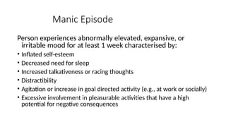 CLASSIFICATION AND DIAGNOSTIC CRITERIA OF MENTAL DISORDERS.pptx