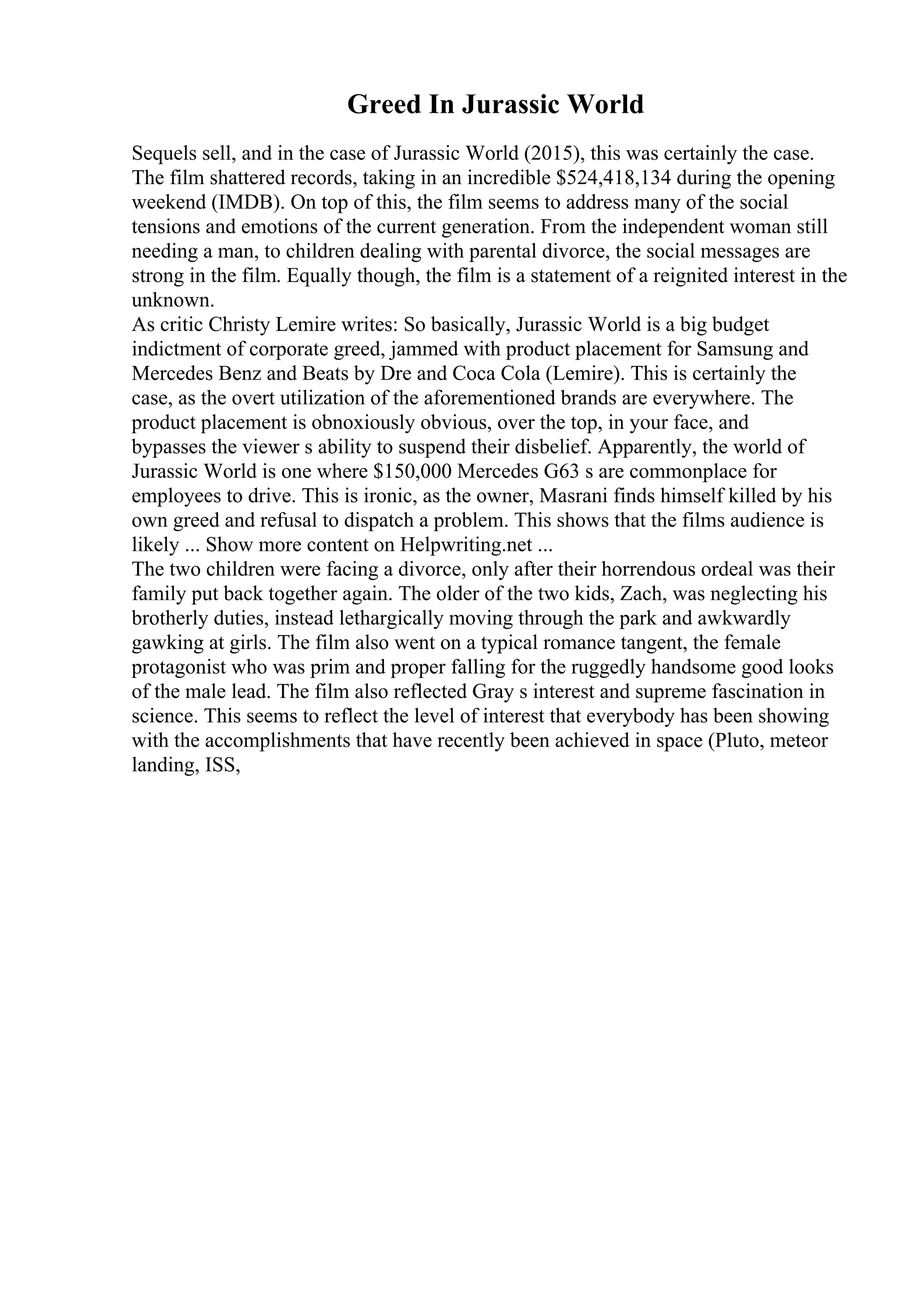 Classification And Division Essay Examples.pdf