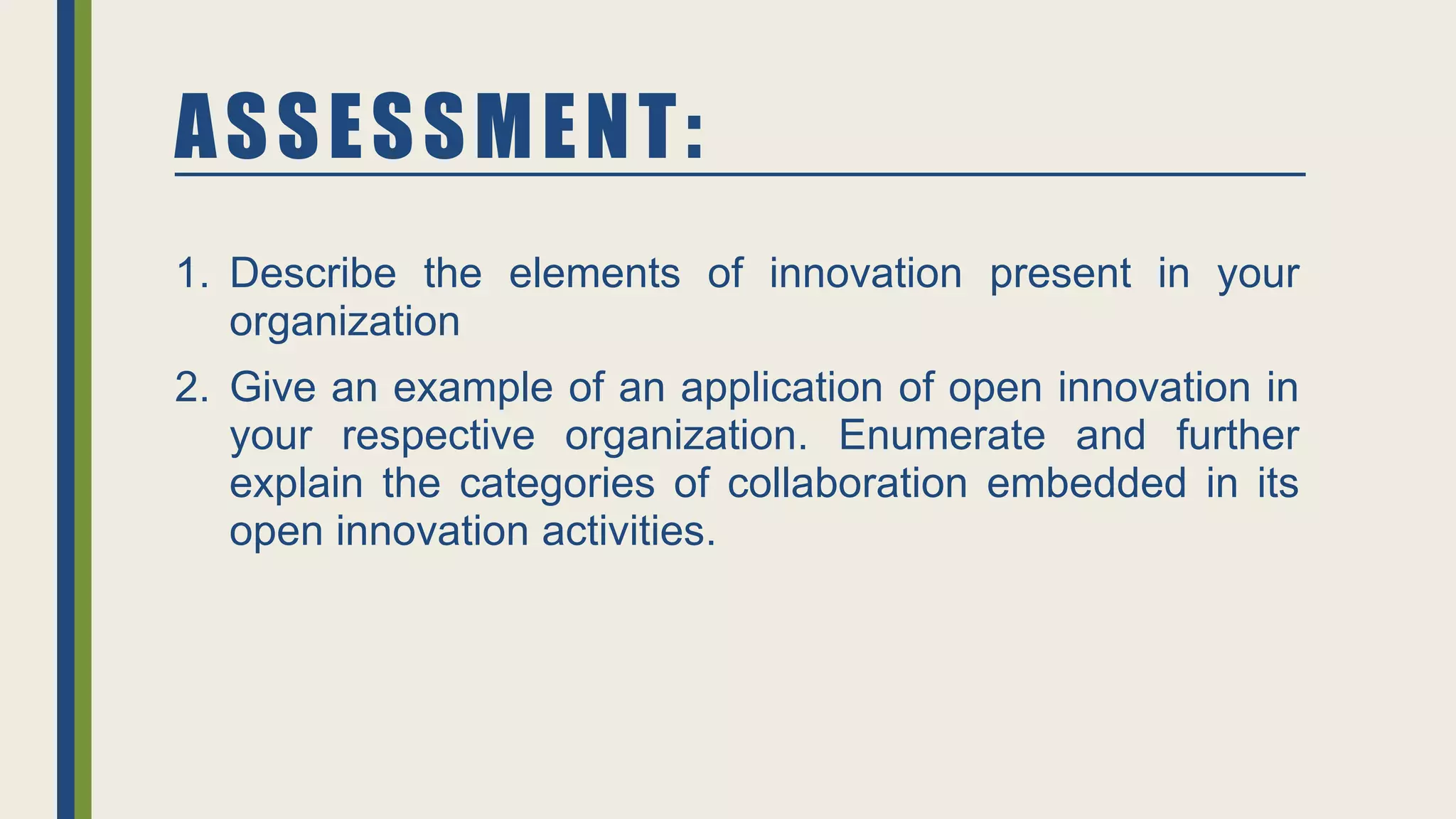 12 Elements Of Innovation – Innovation Insights Examples – EYZA