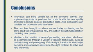 Classification and Elements of Innovation | PPTX