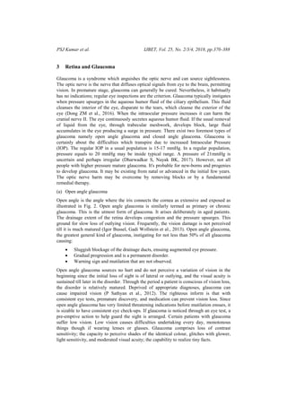 Classification and Evaluation of Macular Edema, Glaucoma and Alzheimer ...