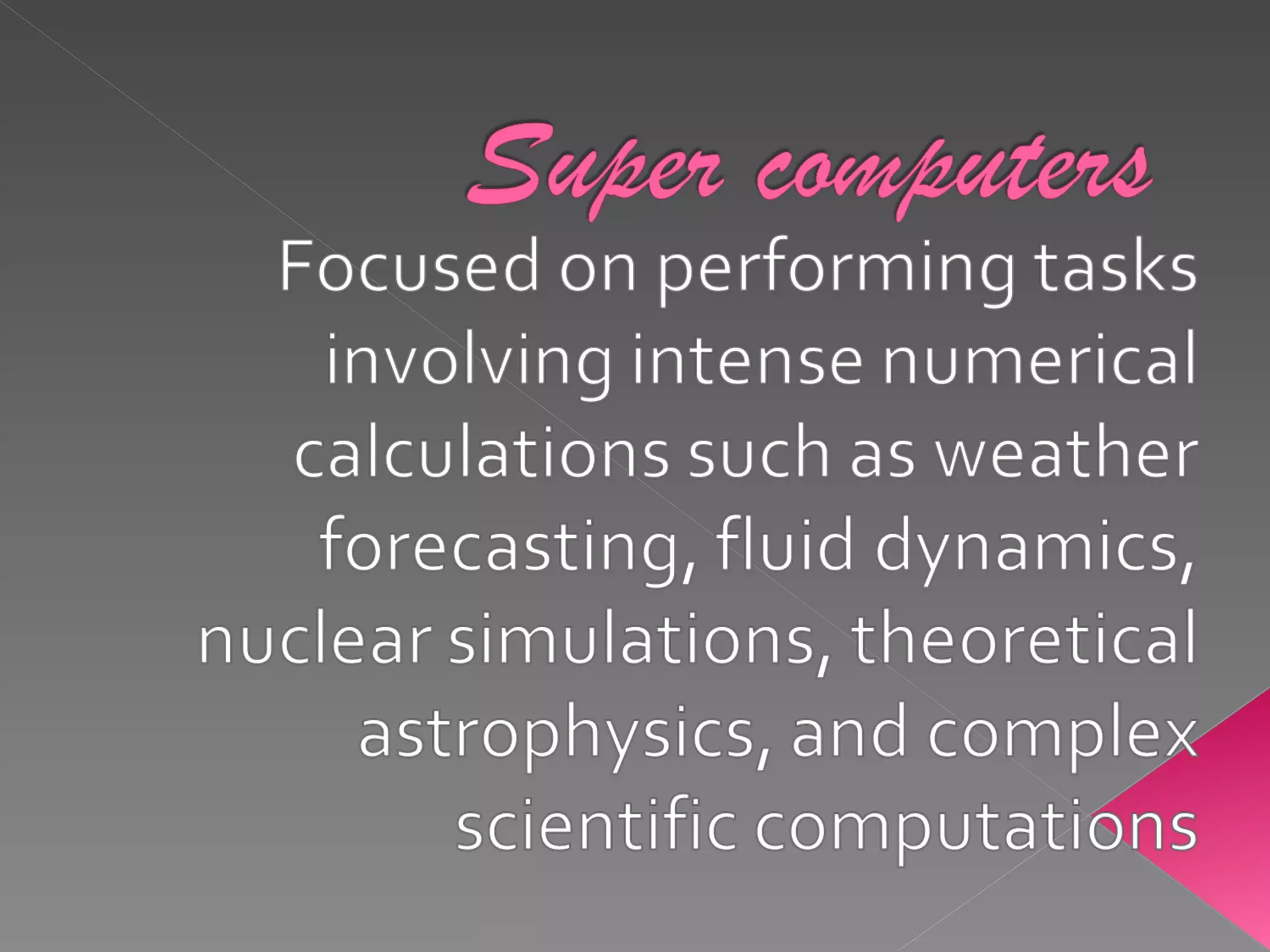 Classification and generations of computers | PPT | Computing | Technology & Computing