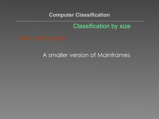 Classification and generations of computers | PPT | Computing | Technology & Computing