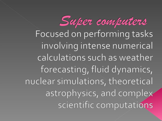 Classification And Generations Of Computers Ppt Computing