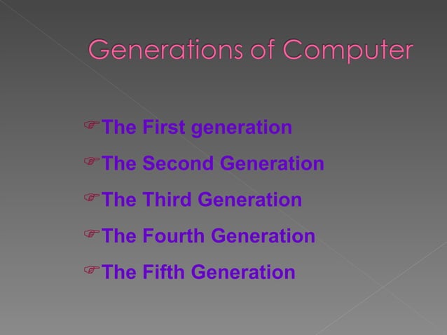Classification And Generations Of Computers Ppt Computing