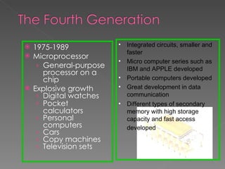 Classification and generations of computers | PPT | Computing ...