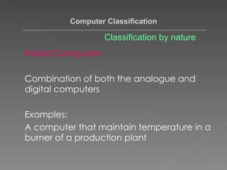 Classification and generations of computers | PPT | Computing ...