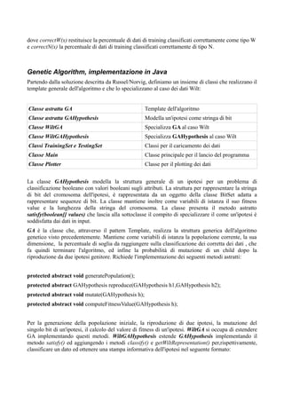 Classification and genetic algorithms | PDF