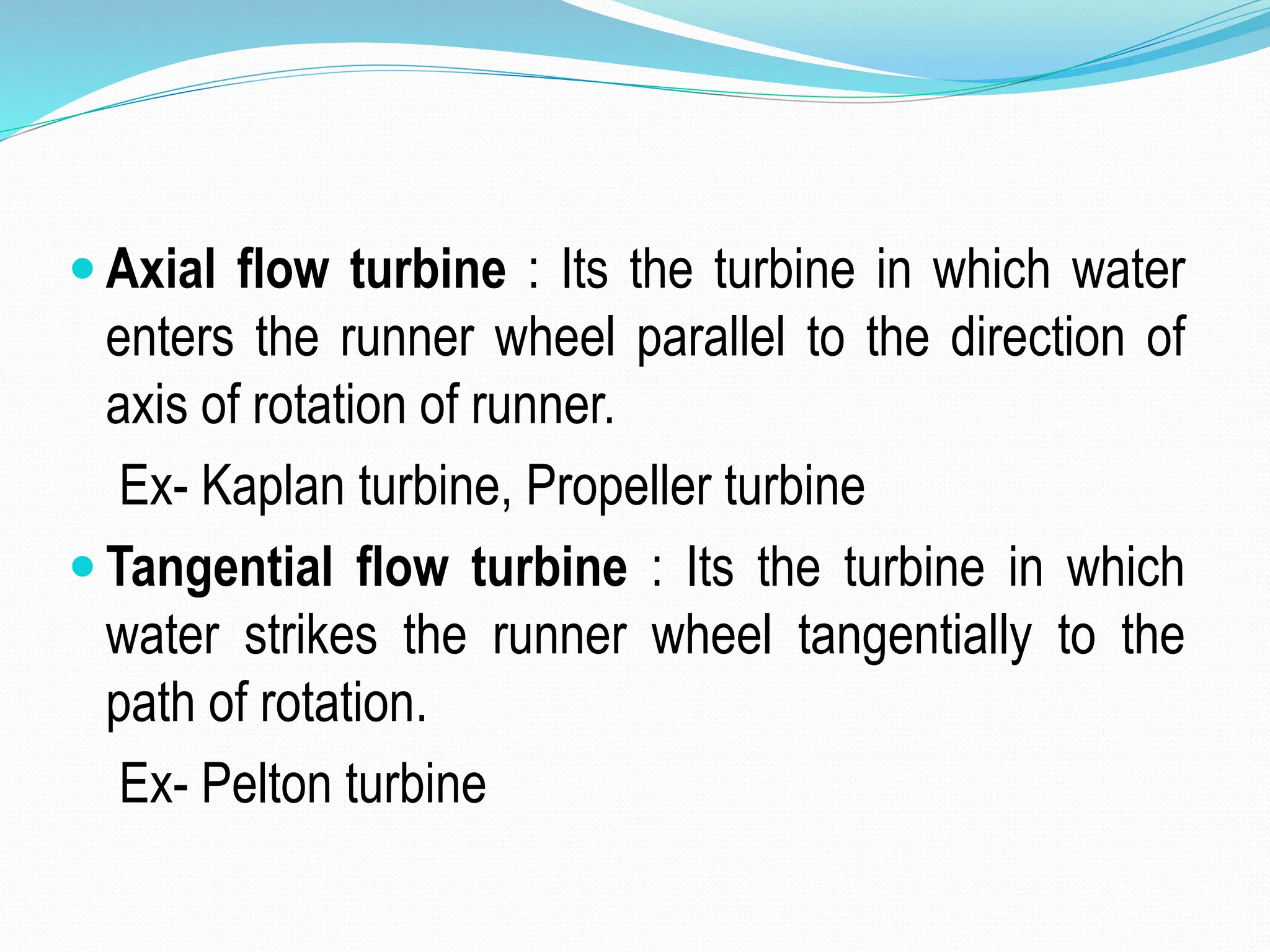 classification and Hydraulic turbines.ppt