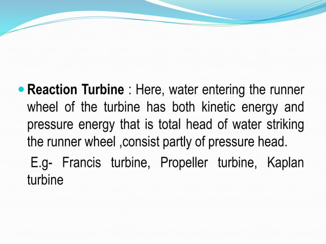 classification and Hydraulic turbines.ppt