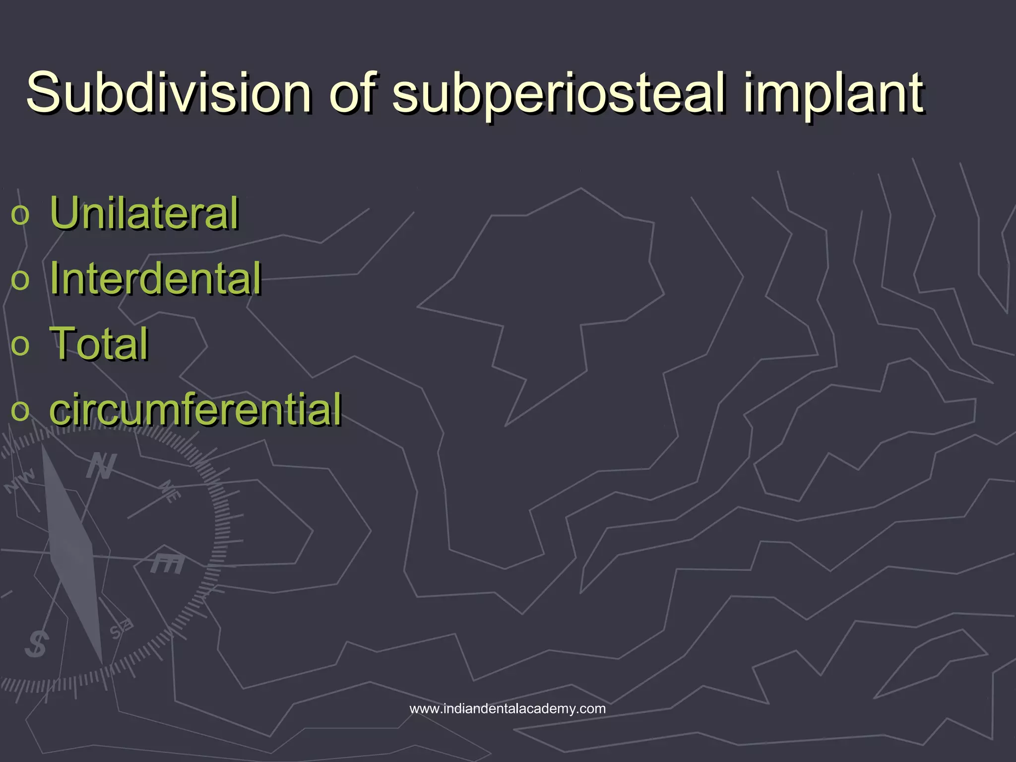 Classification and impression techniques of implants/ dentistry dental ...