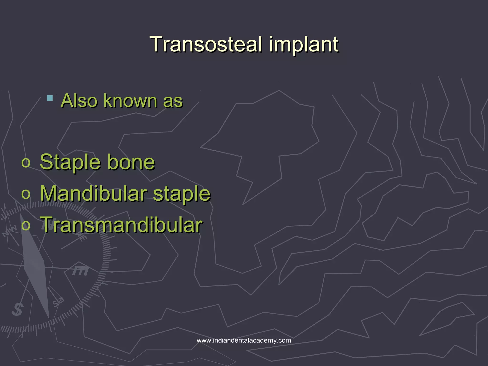 Classification and impression techniques of implants/ dentistry dental ...