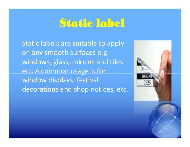 Classification and labeling of different products