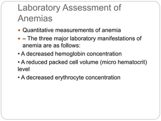 CLASSIFICATION AND LABORATORY ASSESSMENT OF ANEMIAS.pptx