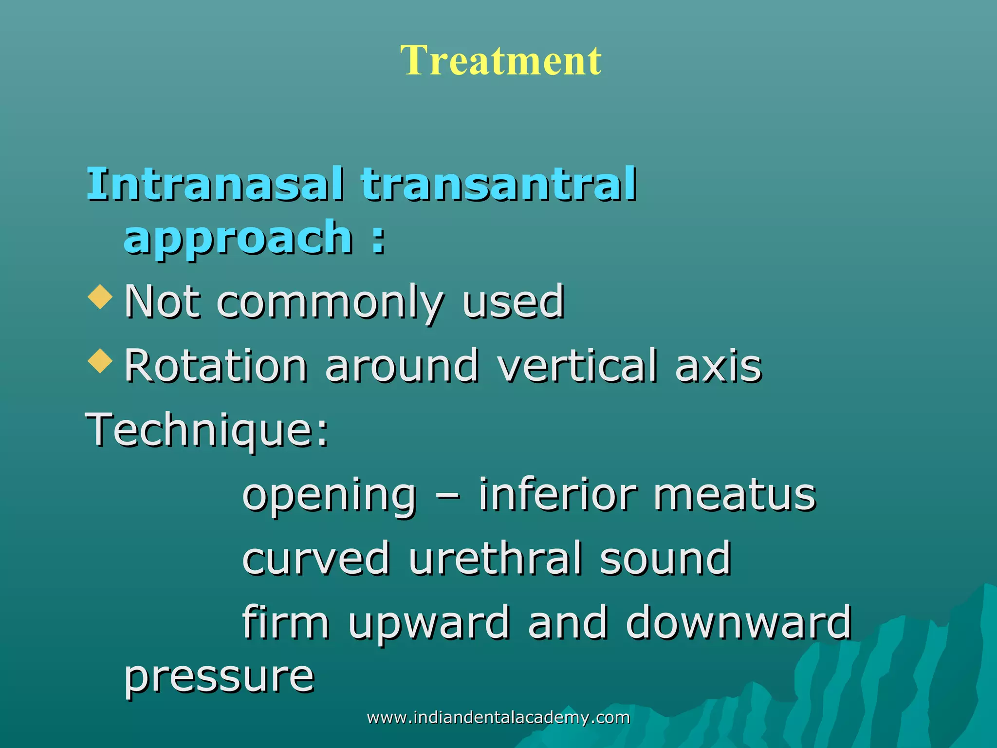 Classification & management of zygomatic complex fractures including ...