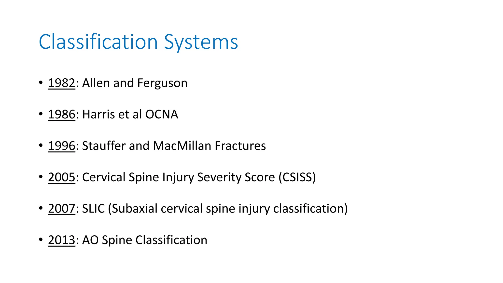 Classification and mechanism of subaxial cervical spine injuries.pptx
