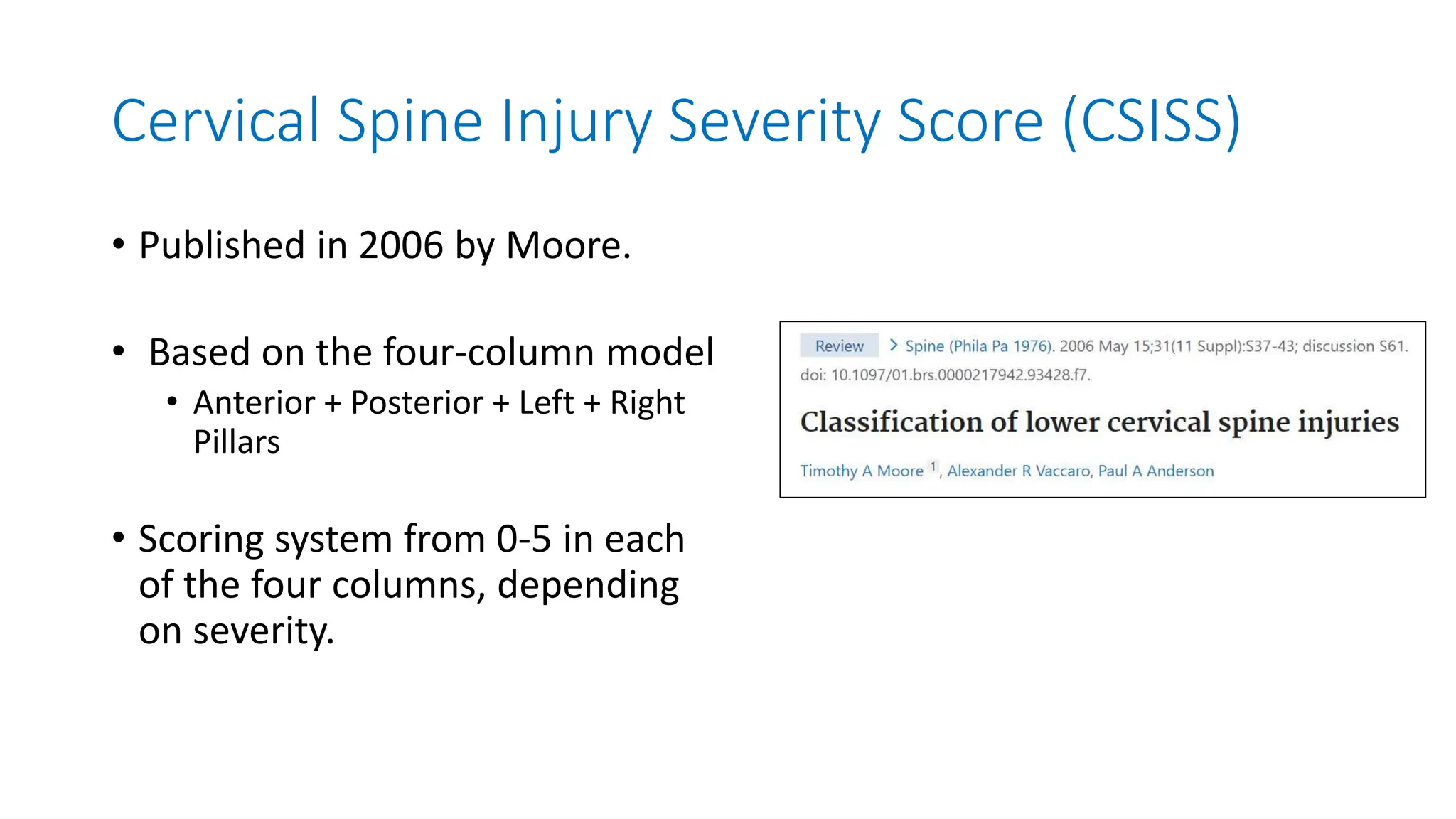 Classification and mechanism of subaxial cervical spine injuries.pptx