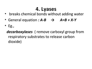 Classification of enzymes | PPT