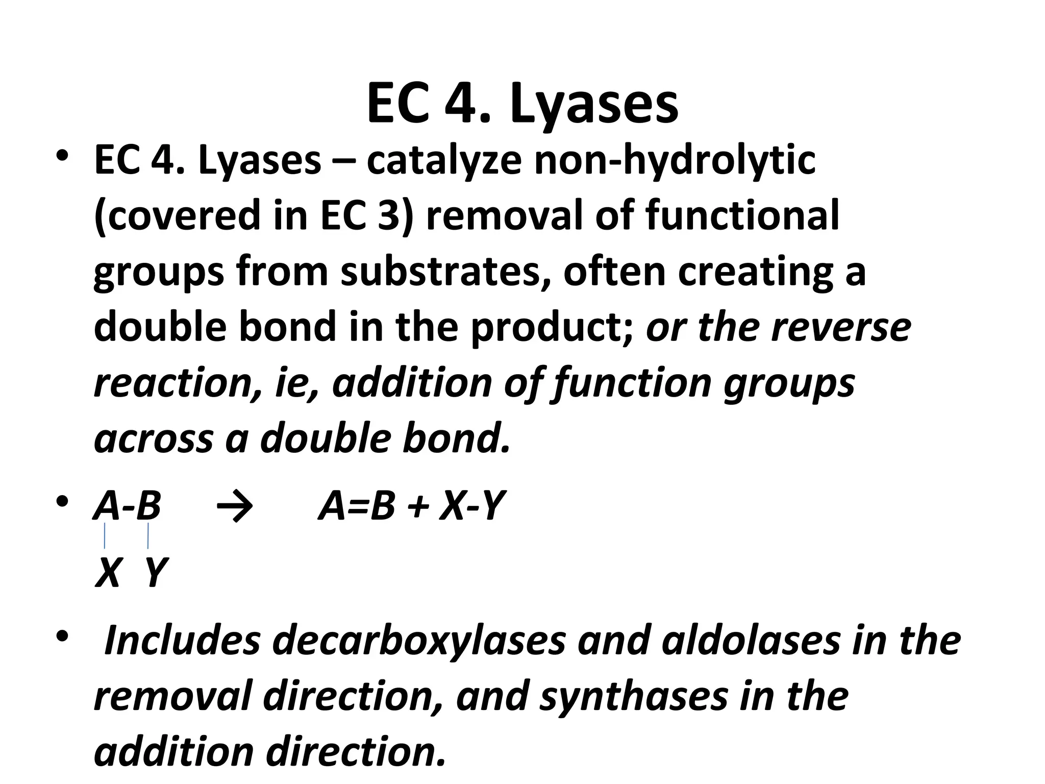 Classification and nomenclature of enzymes | PPT