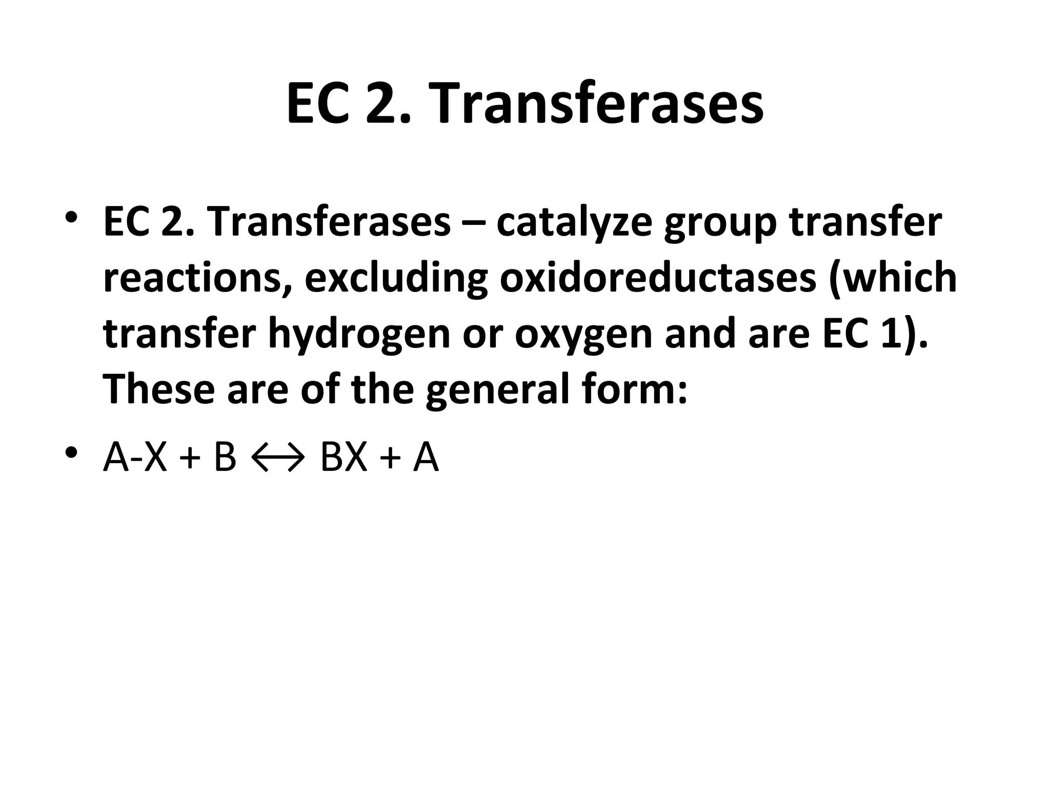Classification and nomenclature of enzymes | PPT