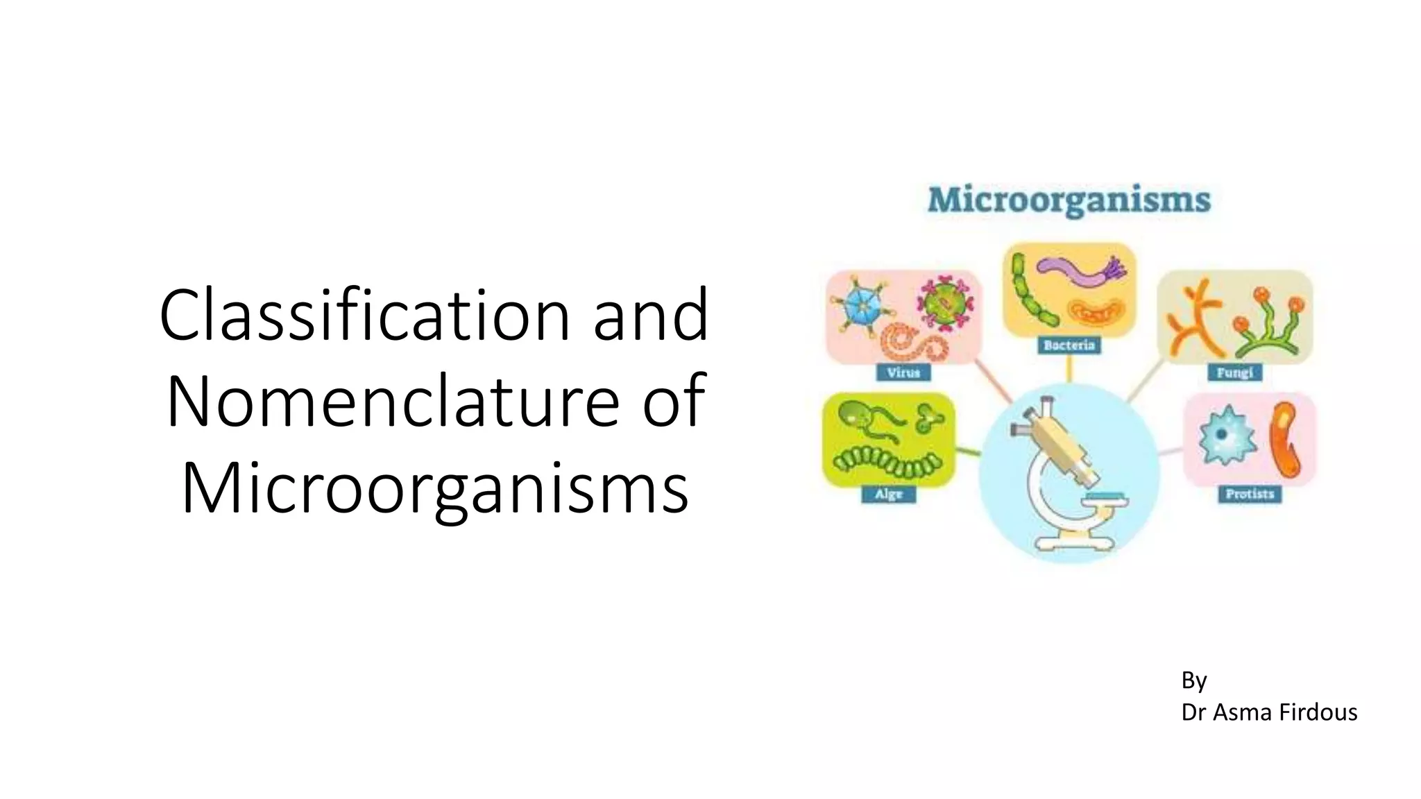 Classification and Nomenclature of Microorganisms.pptx