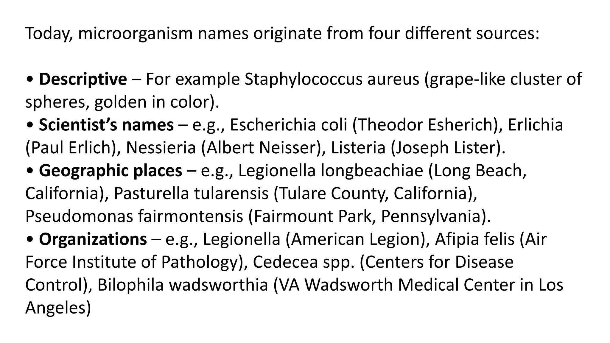 Classification and Nomenclature of Microorganisms.pptx