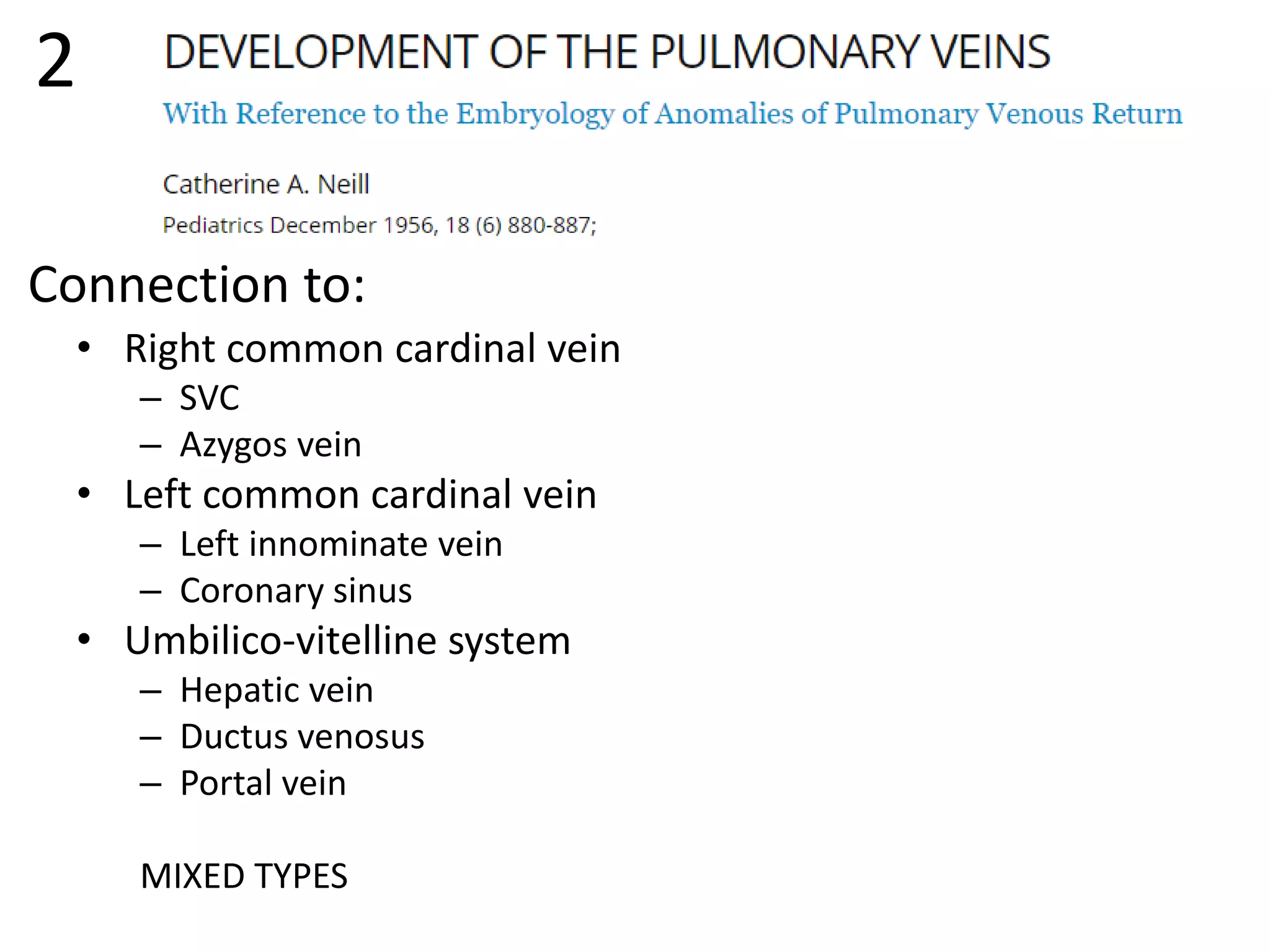 Classification and pathophysiology of tapvc | PPTX
