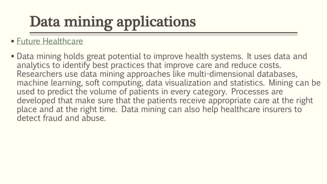 Classification and prediction in data mining | PPTX | Databases | Computer Software and Applications