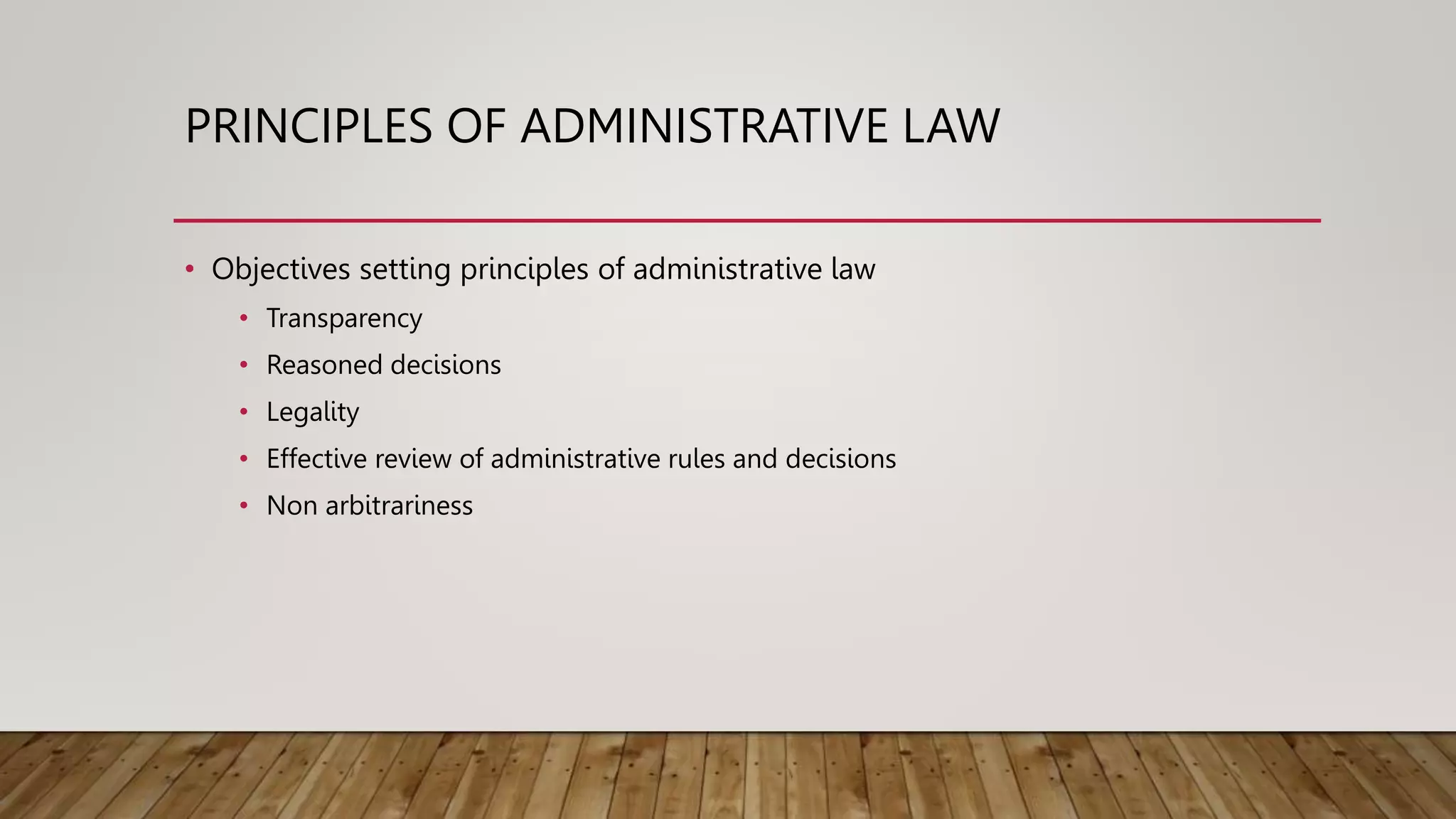 Classification and principles of Administrative Law.pptx