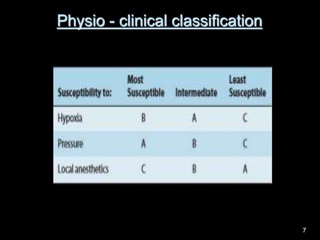 NERVE PHYSIOLOGY- CLASSIFICATION & PROPERTIES OF NERVE FIBERS | PPT