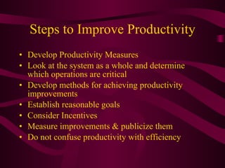Classification And Purpose Of Production And Operations Management 2324 ...