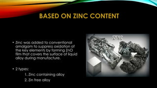 classification and reaction of dental amalgam diksha1.pptx