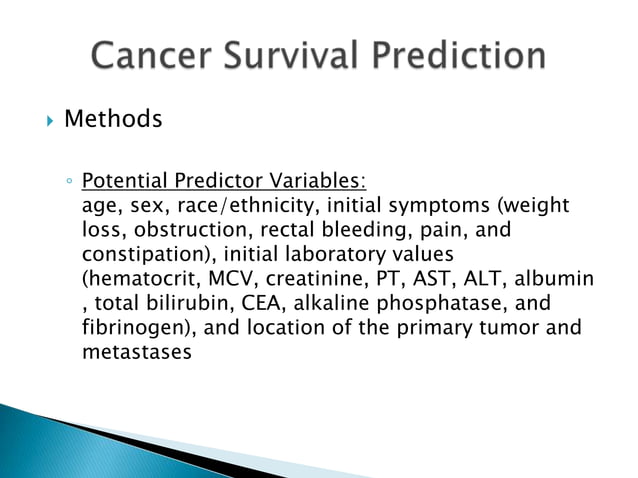 Classification and Regression Tree Analysis in Biomedical Research | PPT