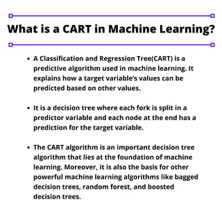 Classification and regression trees (cart) | PDF