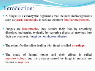 Classification and reproduction of fungi | PPTX