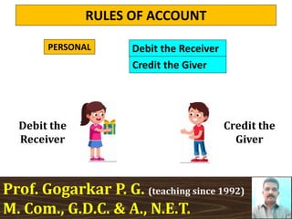 Classification and rules of account | PPT