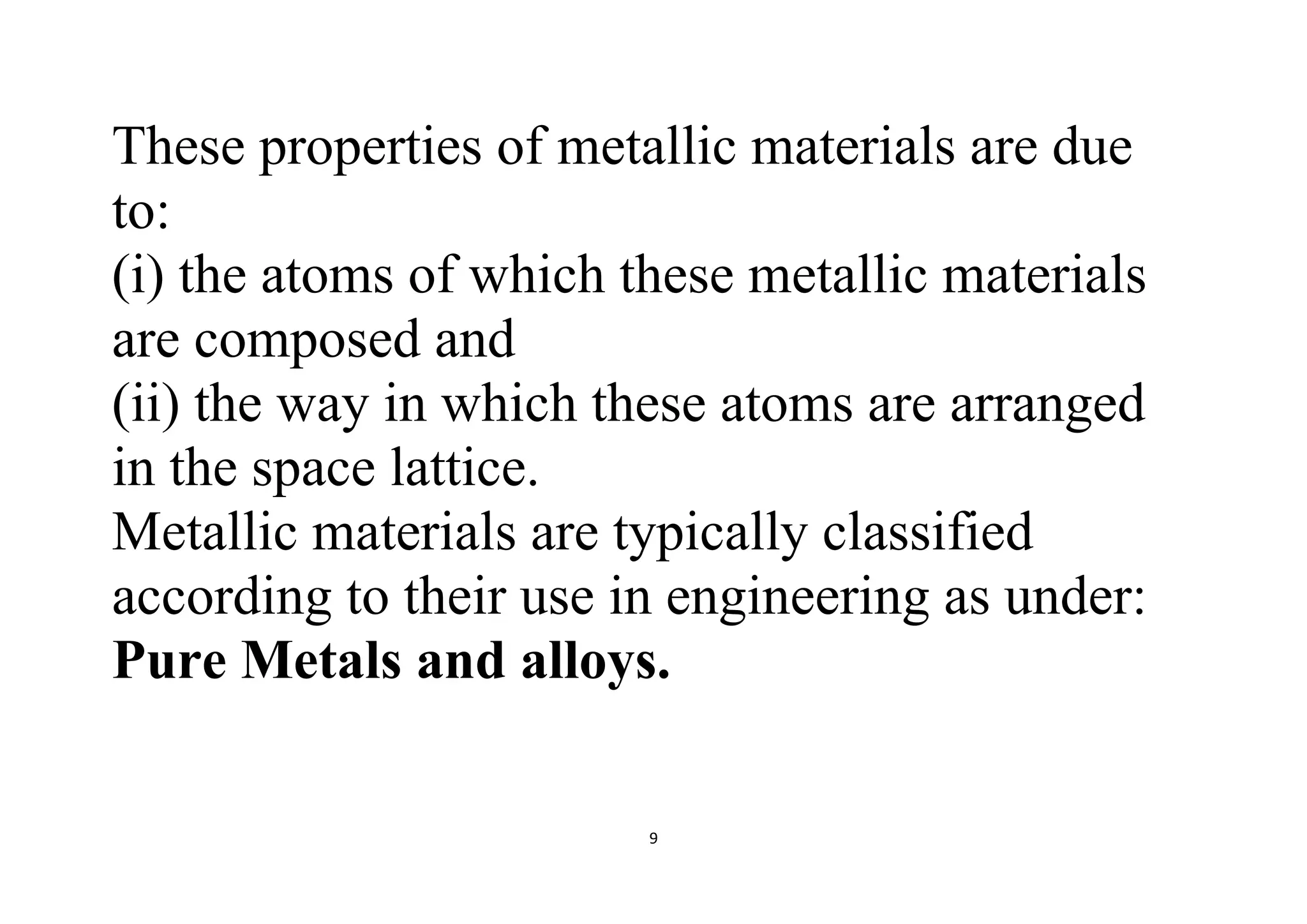 Classification of materials | PDF