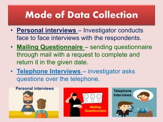 Collection and Classification of Data | PPTX