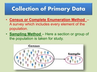 Collection and Classification of Data | PPTX