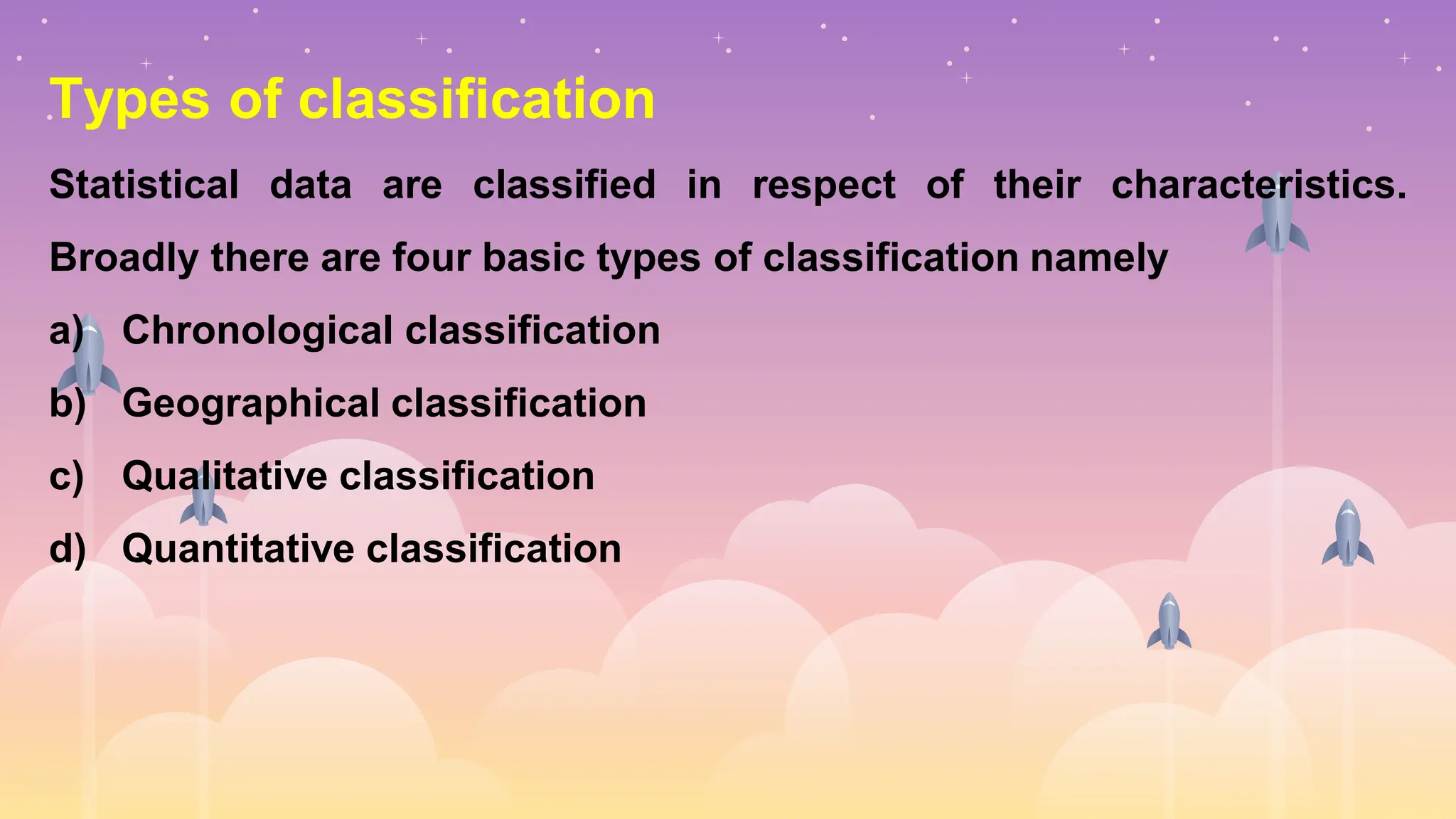 Classification And Tabulation Of Data For I Bsc Ii Semesterppt Databases Computer Software